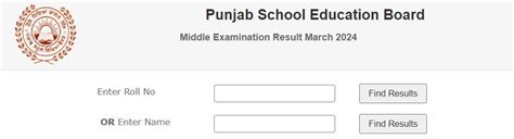 PSEB Th Result Link Active Check Your Punjab Board Th Result Directly