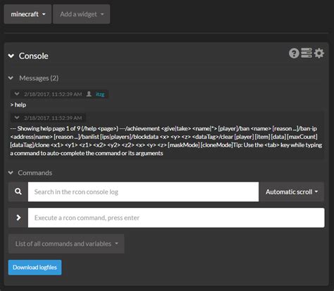 Github Itzgdocker Rcon Web Admin A Docker Image That Runs Rcon Web