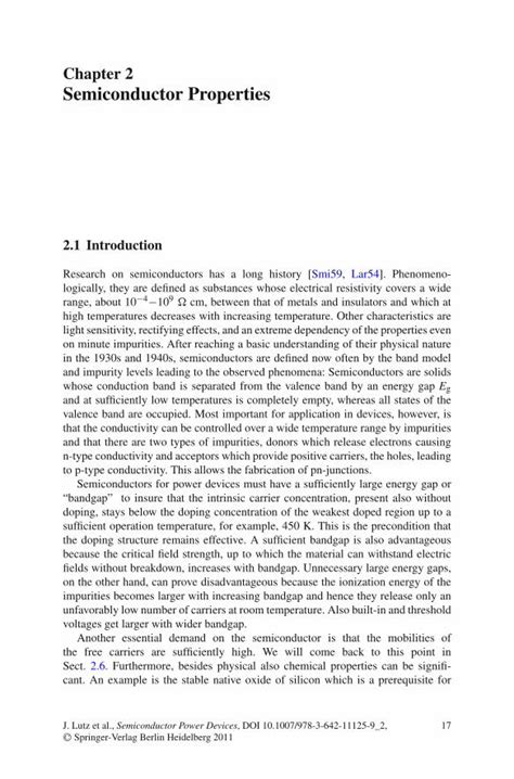 Pdf Semiconductor Power Devices Semiconductor Properties Dokumen