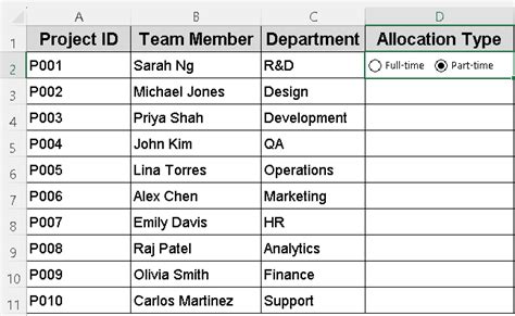 How To Add Radio Buttons Option Buttons In Excel Excel Insider
