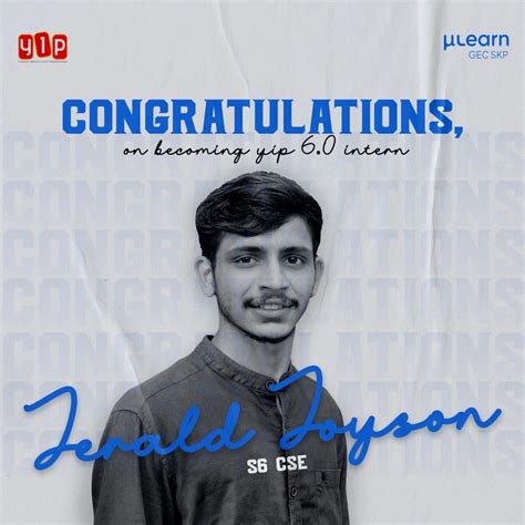 Jerald Joyson Posted On Linkedin