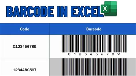 Excel Barcode Font Photos