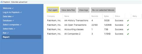 popdock data lake upload tool installation and usage guide for dynamics
