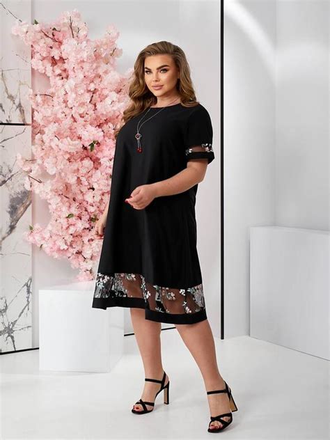 Сукня батал — ціна 880 грн у каталозі Сукні міді Купити жіночі речі за