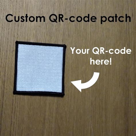 Qr Code Patch Etsy