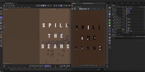 Renderview Glitched When Rendering Text And Objects Rcinema4d