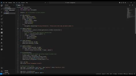 How I Built A Contact Management System With Python And Tkinter Malaiappan Srikanths Posted