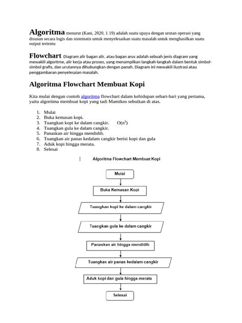 Algoritma Flowchart Pdf