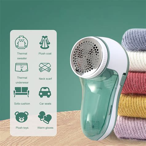 Portable Electric Rechargeable Fabric Shaver Lint Remover Sweater Defuzzer Hair Ball Trimmer