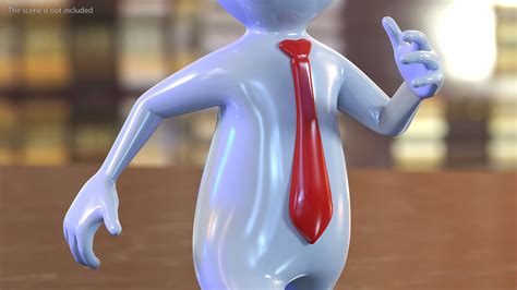 Running Stickman With Red Tie 3d Model 29 3ds Blend C4d Fbx Max Ma Lxo Obj Free3d