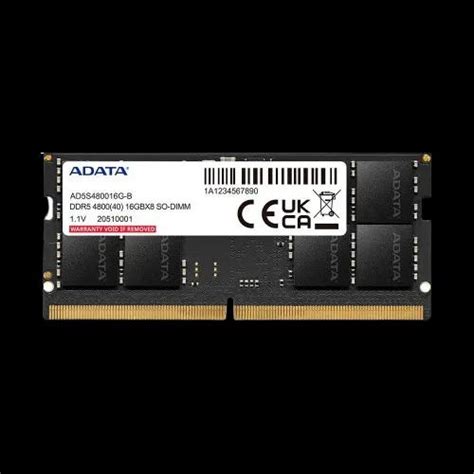 Memória Ram Para Notebook Adata Xpg 16gb 4800mhz Ddr5 Cl42 Bench Promos