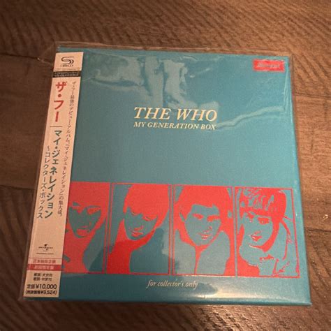 The Who My Generation Box Japan Mini Lp Shm 2 X Cd Box W Obi Sealed