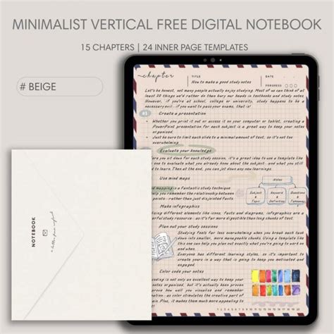 Free Digital Notebook Template For Goodnotes And Notability Yaayplanners