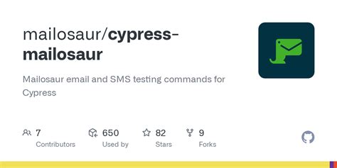 Github Mailosaurcypress Mailosaur Mailosaur Email And Sms Testing