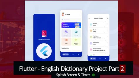 Flutter Dictionary Project Part 2 Youtube