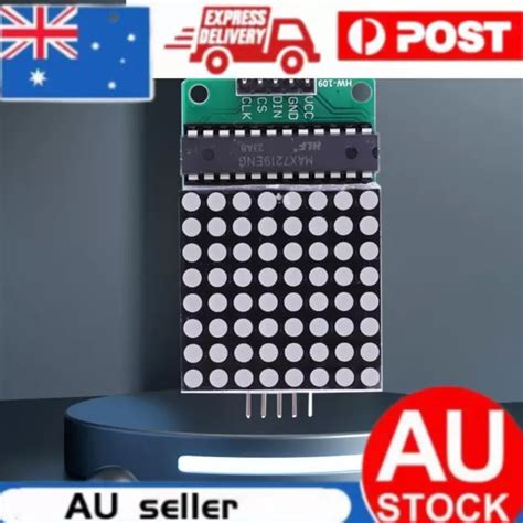 Max7219 Dot Led Matrix Module Output Input Common Cathode 8x8 Dot Matrix Diy Kit 1229