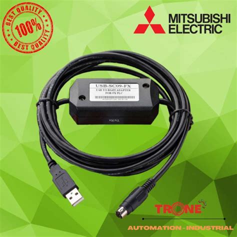 Promo Fx Usb Aw Usb Sc09 Fx Plc Data Programming Cable For Mitsubishi Fx Diskon 17 Di Seller