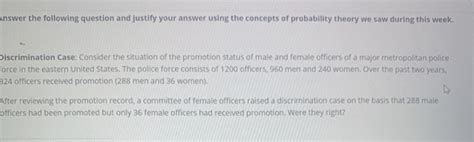 Solved Answer The Following Question And Justify Your Answer