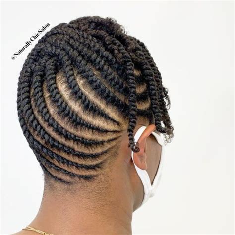 Flat Twist Updos For Black Women