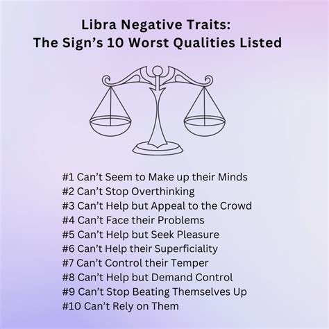 Libra Negative Traits The Signs 10 Worst Qualities Listed