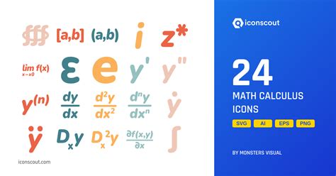 Math Calculus Icon Pack 24 Free Download School And Education Icons