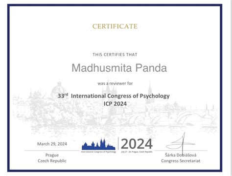 Madhusmita Panda Phd On Linkedin Icpconference Prague Czechrepublic