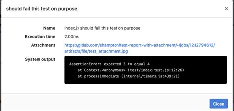 Unit Test Reports Testing Ci Help GitLab