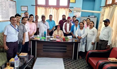 स्वास्थ्य पेजस्वास्थ्य कार्यालय बाँकेको प्रमुखको जिम्मेवारी सुनिता पौडेललाई स्वास्थ्य पेज