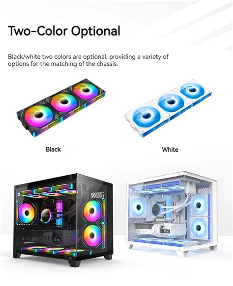 Teucer Jm 1 Pc 냉각 케이스 선풍기 Argb 미러 사이클 조명 효과 무선 스티칭 Pwm 수냉 360mm Cpu 쿨러 선풍기