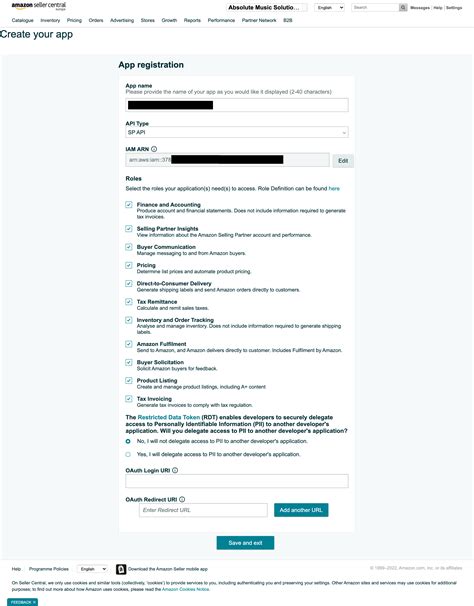 Initial Authorisation — Python Amazon Sp Api Documentation
