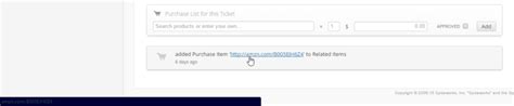 Cant Link To Purchase Items From A Ticket Spiceworks Support Spiceworks Community