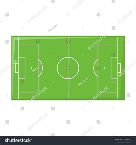 Football Soccer Match Element Vector Illustration Stock Vector Royalty Free 2250436267