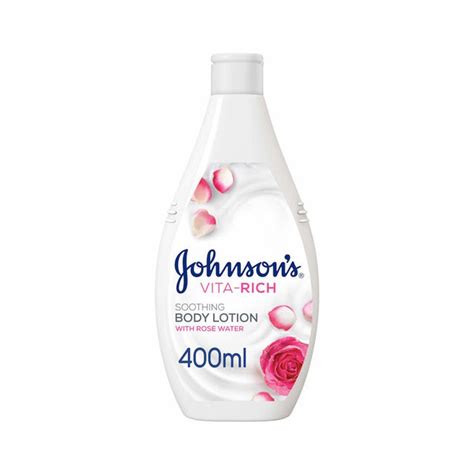 Johnson And Johnson Body Lotion Vita Rich Soothing Rose Water 400ml