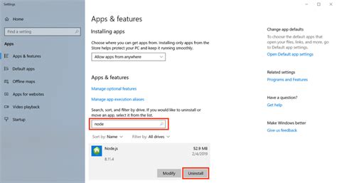 the mac techs sheridan uninstalling node js