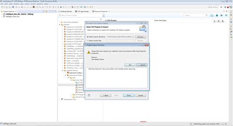 CCS IWR1642BOOST Can T Rebuid And Import The CSS Project Correctly For