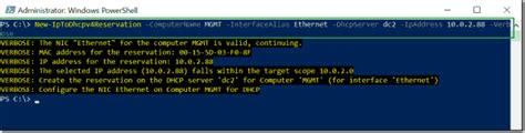Convert Static Ip Address Settings Into A Dhcp Reservation With Powershell 4sysops