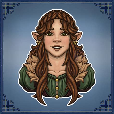 Portrait Commission Wood Elf Ranger By Bellack13 On Deviantart