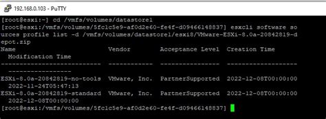 Upgrade VMware ESXi To Via Command Line VMC