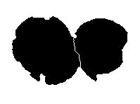 Python How To Watershed Two Connected Circles Stack Overflow