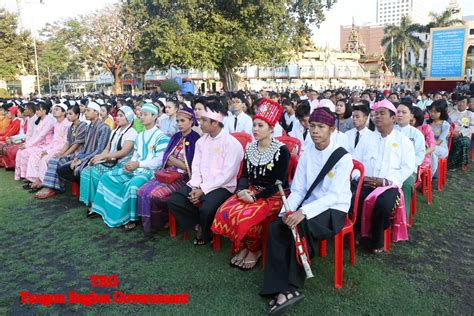 ၇၃ နှစ်မြောက် ပြည်ထောင်စုနေ့အခမ်းအနား ရန်ကုန်မြို့ မဟာဗန္ဓုလပန်းခြံတွင