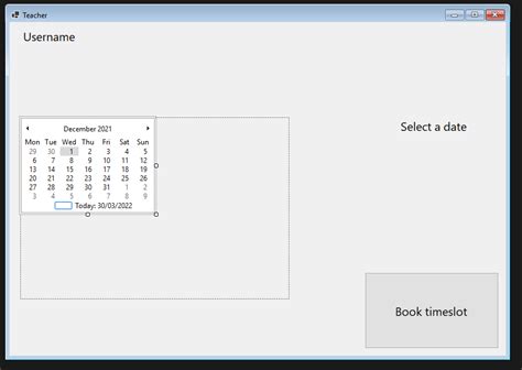 Size Monthcalendar C Winforms Stack Overflow