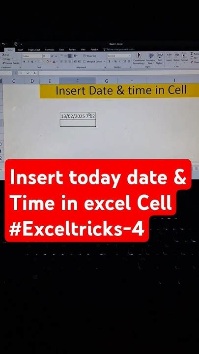 Exceltricks 4 Insert Today Date And Time In Excel Cell Exceltips