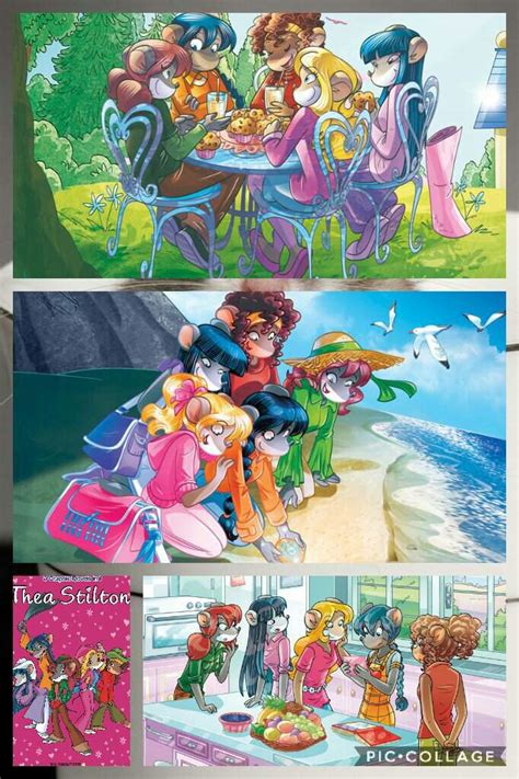 Thea Sisters Collage Thea Stilton Amino