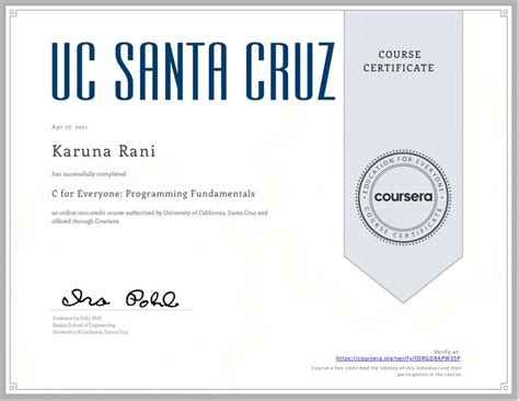 cprogramming programmingfundamentals coursera ucsantacruz continuouslearning karuna gulati