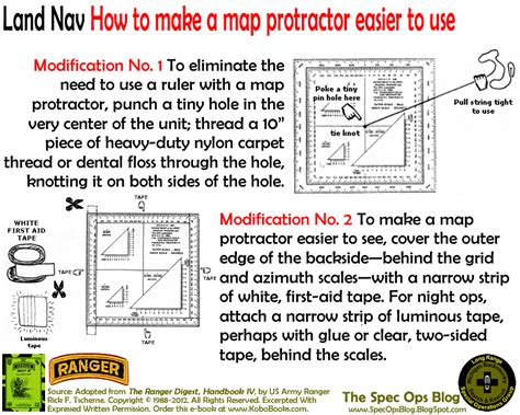The Spec Ops Blog How To Make A Map Protractor And UTM Roamer Scale Easier And Faster To Use