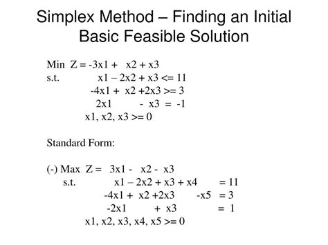 ppt linear programming simplex method computational problems powerpoint presentation id