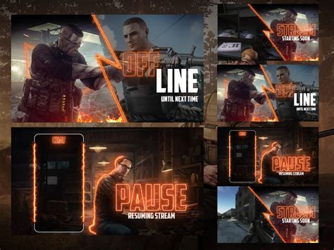 Escape From Tarkov Stream Overlay Package Escape From Tarkov Full Animated Stream Pack