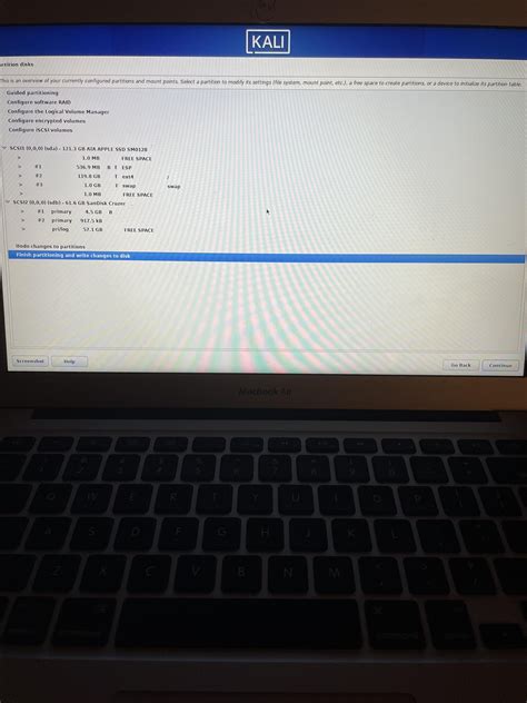 Trouble Installing Kali Linux On Old Macbook Air Rkalilinux
