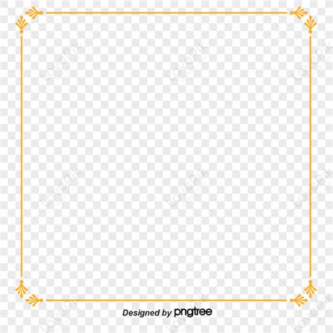 선 테두리꽃 상자하숙인요약 경계 Png 일러스트 무료 다운로드 Lovepik
