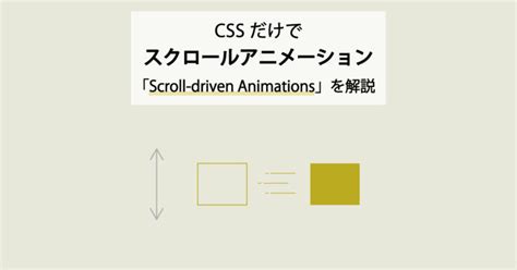 Cssだけでスクロールアニメーション！scroll Driven Animations、animation Timelineプロパティを解説｜bringflower